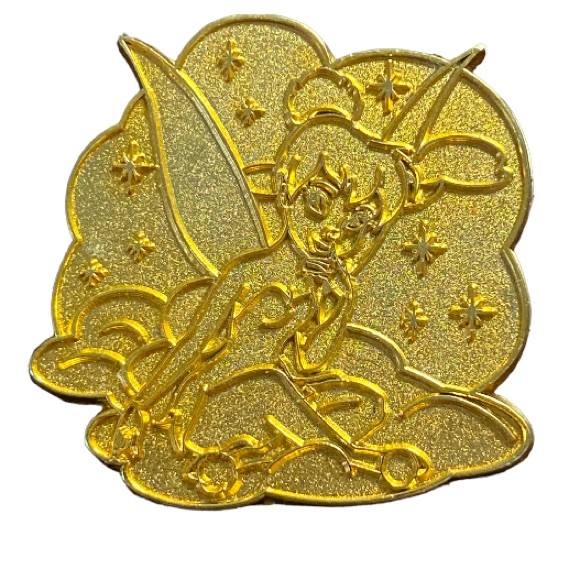 Disney | Other | Disney Trading Pin Rare All Gold Tinkerbell | Poshmark